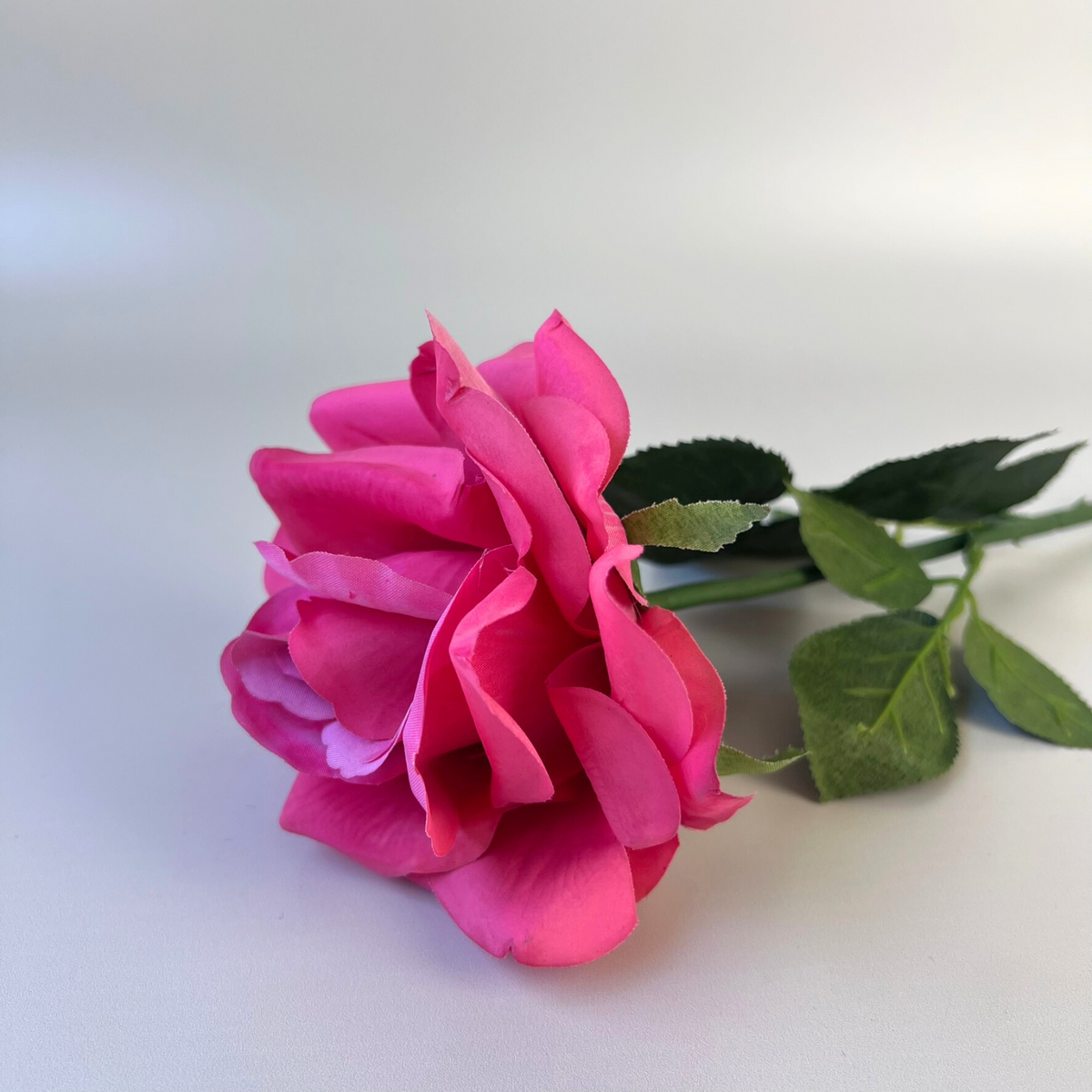 Real Touch Rose 40cm- HOT PINK – HG Living Co