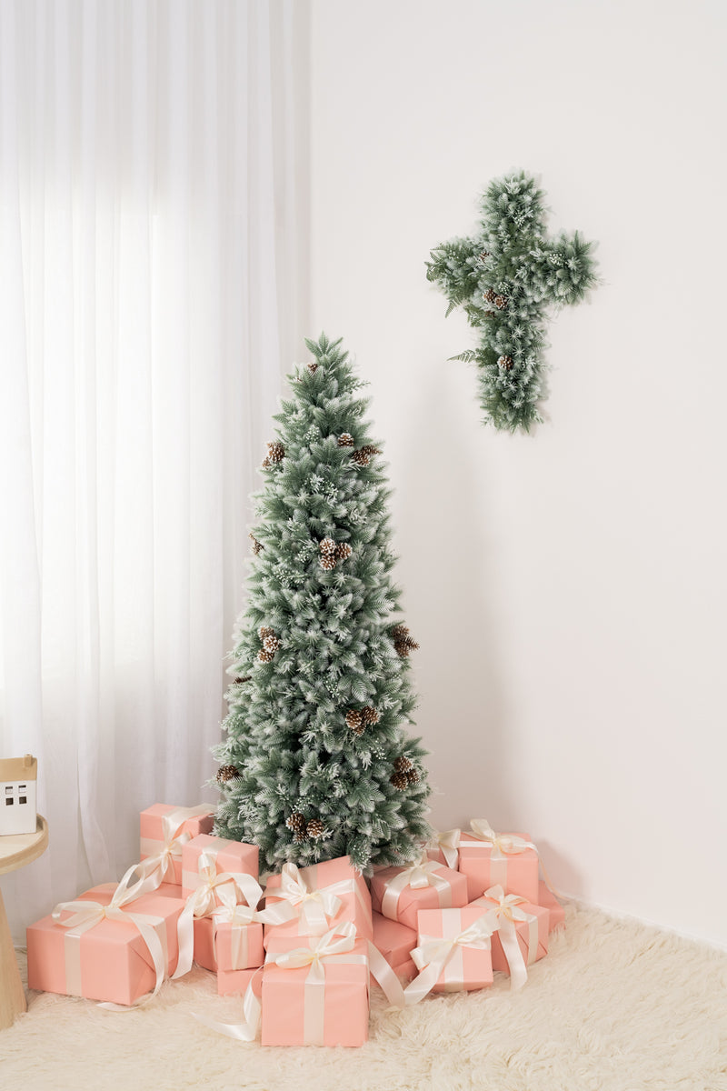 Frosted Artificial Christmas Tree 115cm - UV Treated – HG Living Co